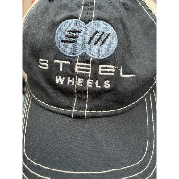Pacific Headwear | Accessories | Vintage Trucker Cap Steel Wheels Hat ...